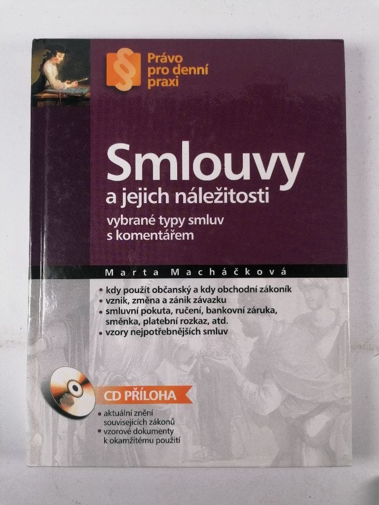 Kniha Smlouvy a jejich náležitosti - [vybrané typy smluv s komentářem] - Trh knih - online ...