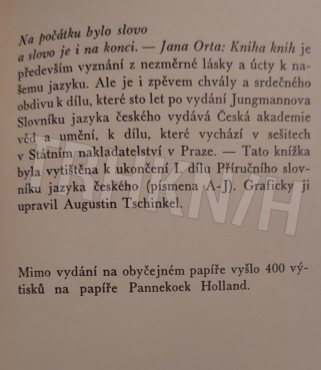 Kniha Kniha knih - Trh knih - online antikvariát