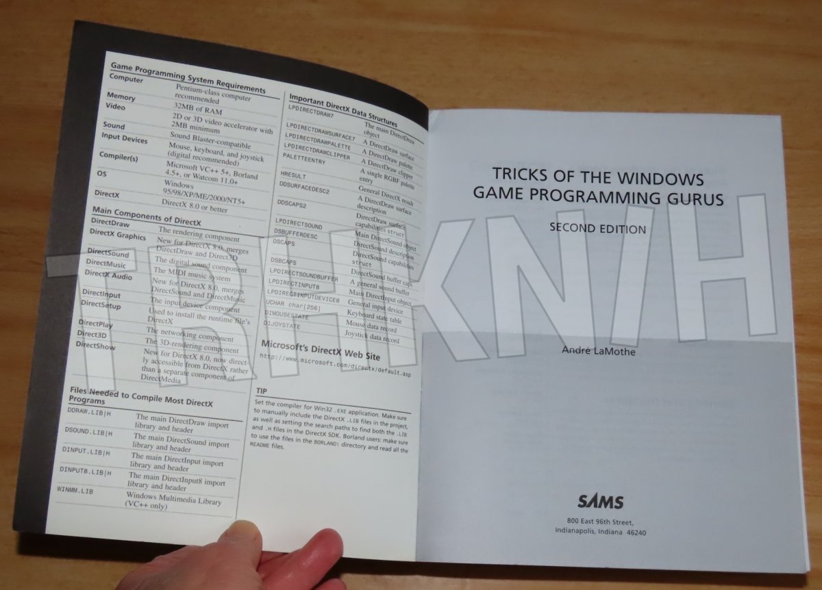 Kniha Tricks of the Windows game programming gurus - second edition - Trh knih - online antikvariát